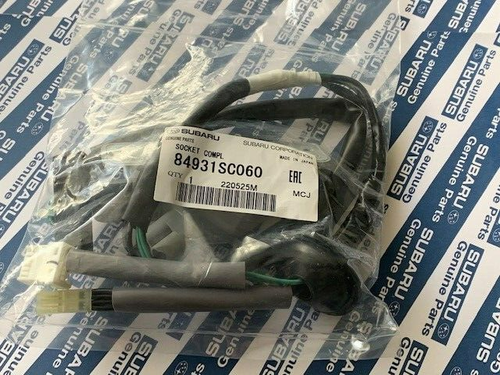 OEM 09-13 Subaru Forester Rear License Plate Lamp Socket Wire Harness ...