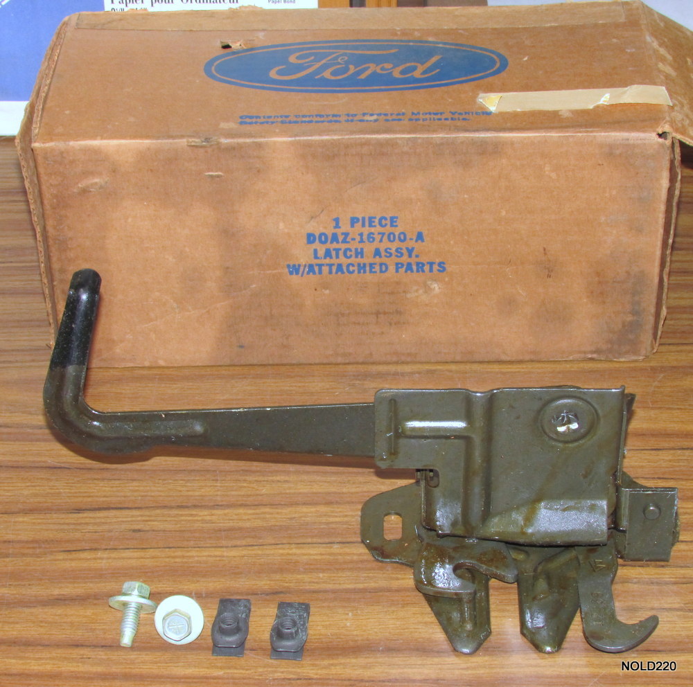 NOS FORD HOOD LATCH ASSEMBLY D0AZ-16700-A OEM (J1118 DS459) | eBay
