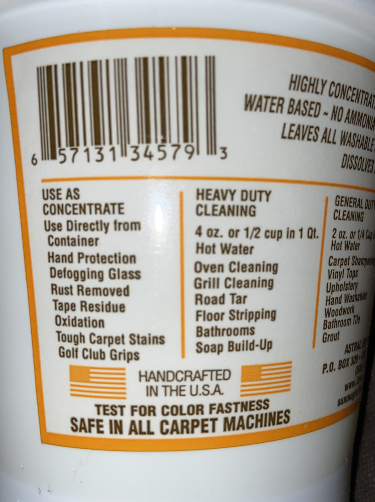 Sun Magic Cleaner 1 Pint Tub Natural Cleaner School Home Green-Made in ...