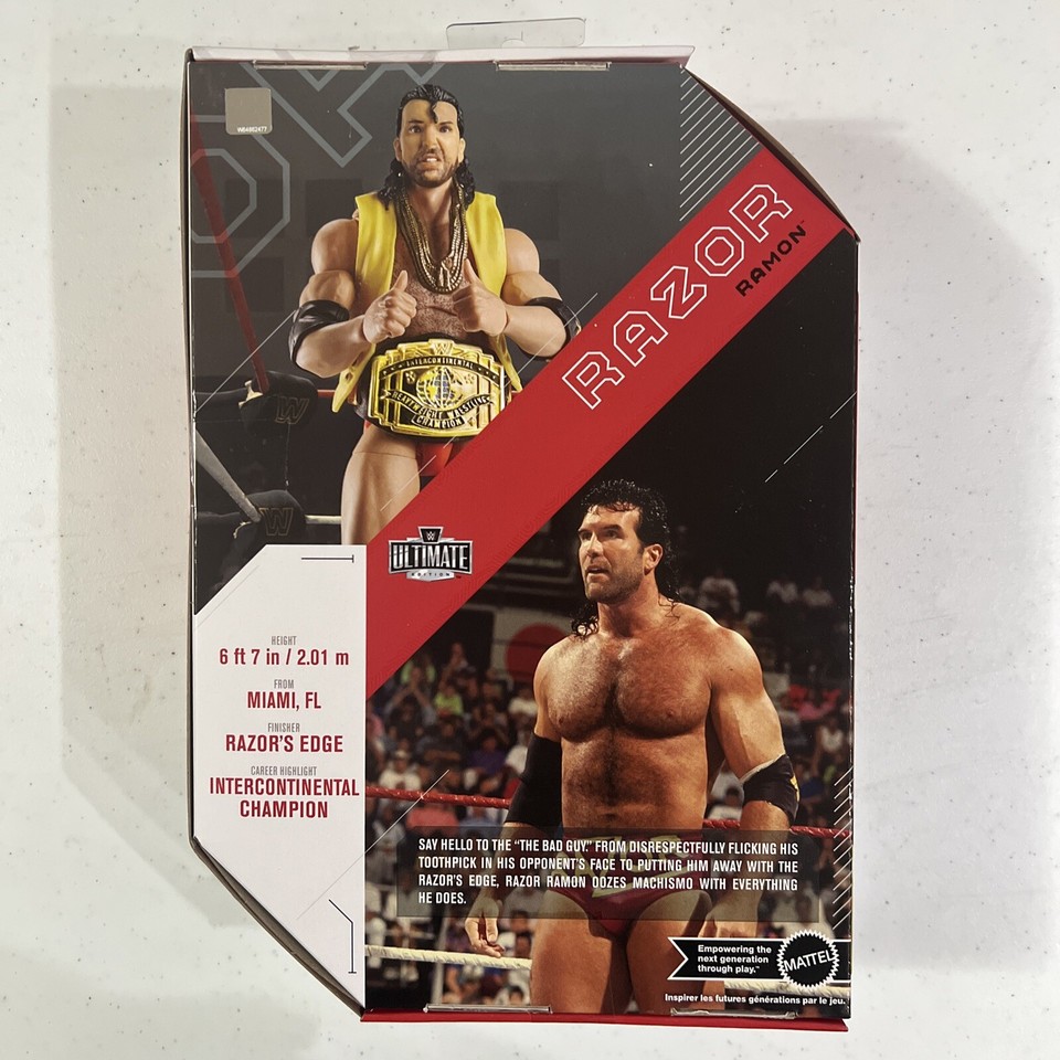WWE Ultimate Edition 16 Razor Ramon Scott Hall Figure Mattel Brand New ...