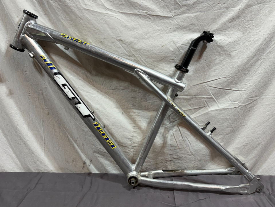 Vintage 1995 GT Zaskar 17" C-T Aluminum Triple Triangle Mountain Bike ...