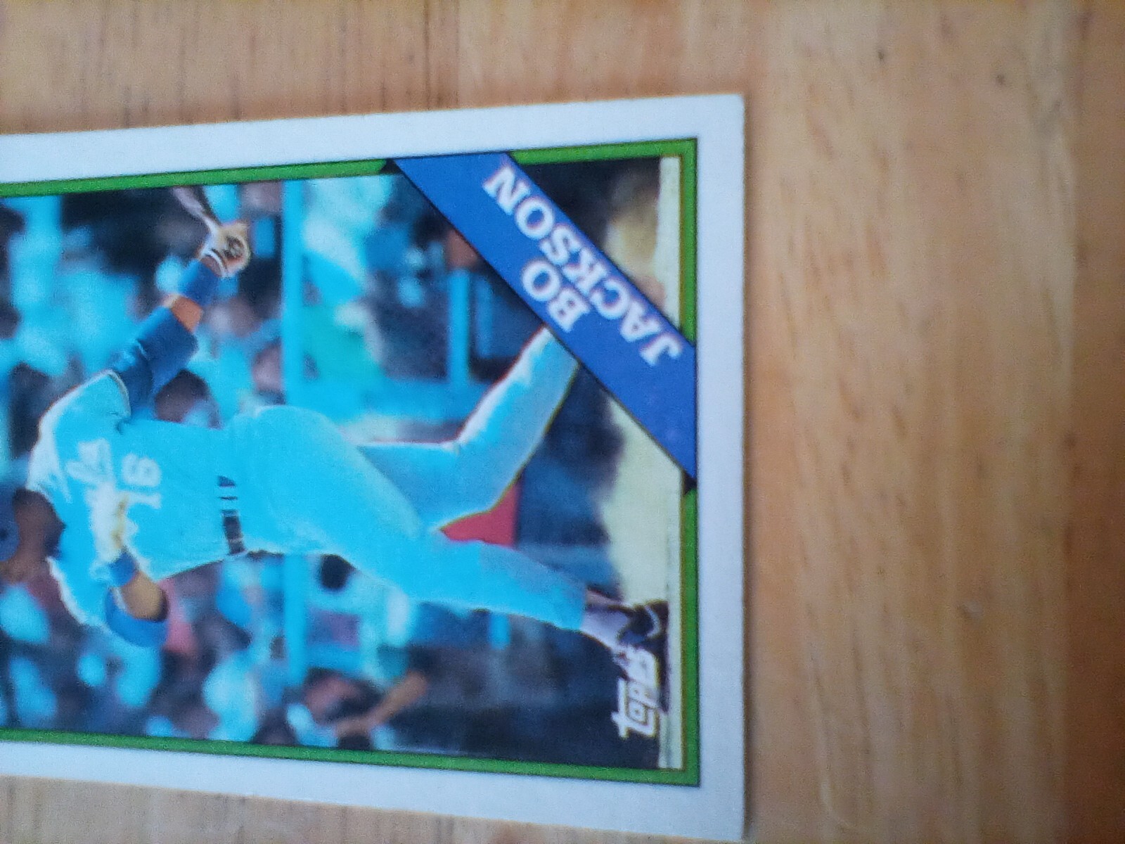"ULTRA RARE ERROR" 1988 Topps Bo Jackson misaligned card, print dots ...