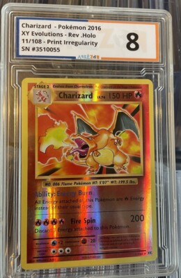 Error Charizard 11/108 - Reverse Holo Rare - XY Evolutions - Pokemon ...