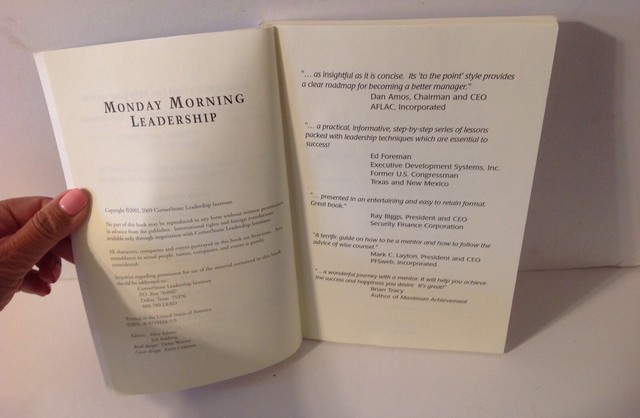 Monday Morning Leadership (2003, Compact Disc) for sale online | eBay