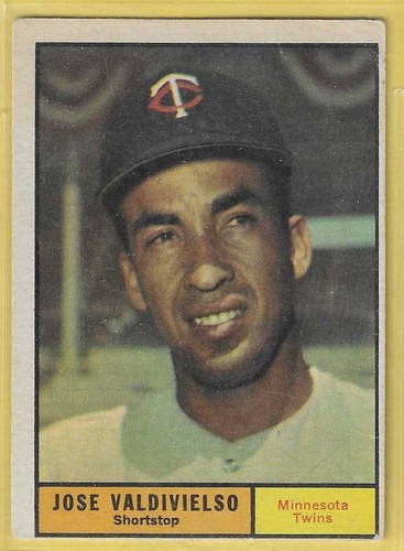 1961 Topps High Number Jose Valdivielso Twins VG #557 VG | eBay
