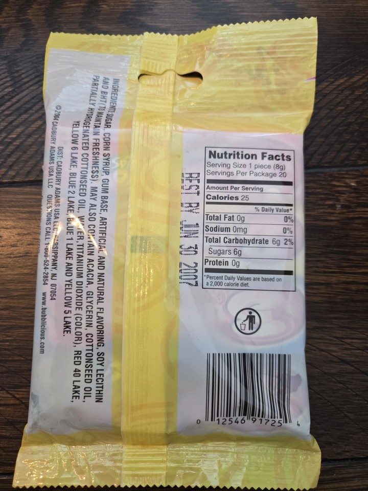 Lebron James Bubblicious Lightning Lemonade 4 Pack Sealed Cavs | eBay