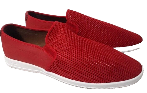 Aldo Alberic Men's 13M Red Mesh Front Low Top Slip On Sneaker Shoes New ...