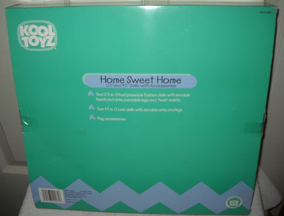 #9681 NRFB Target Stores Kool Toys Home Sweet Home Fashion Doll Giftset ...