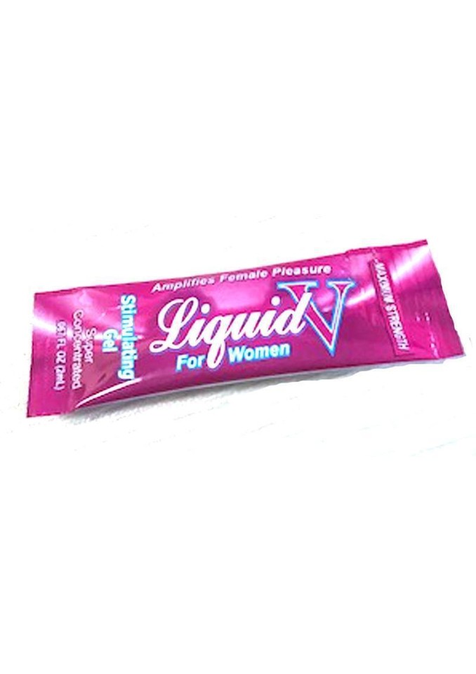 Liquid V for Women 1 Packet Box Female Arousal Stimulating Gel ...