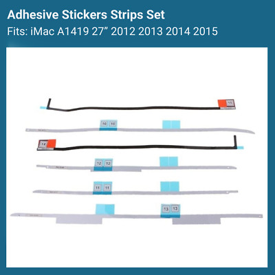 LCD Screen Adhesive Strip Stickers Tape 2012 2013 2014 2015 Apple iMac ...