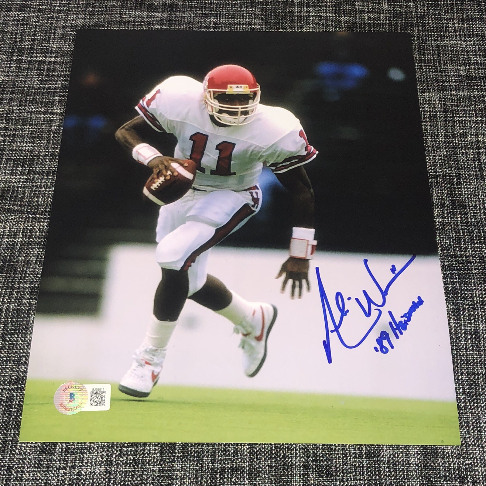 ANDRE WARE SIGNED AUTOGRAPH 8X10 PHOTO HOUSTON COUGARS HEISMAN 89 ...
