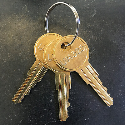 (3) Herman Miller Keys Cut Key Code UM226 - UM427 - SHIPPED W/ TRACKING ...