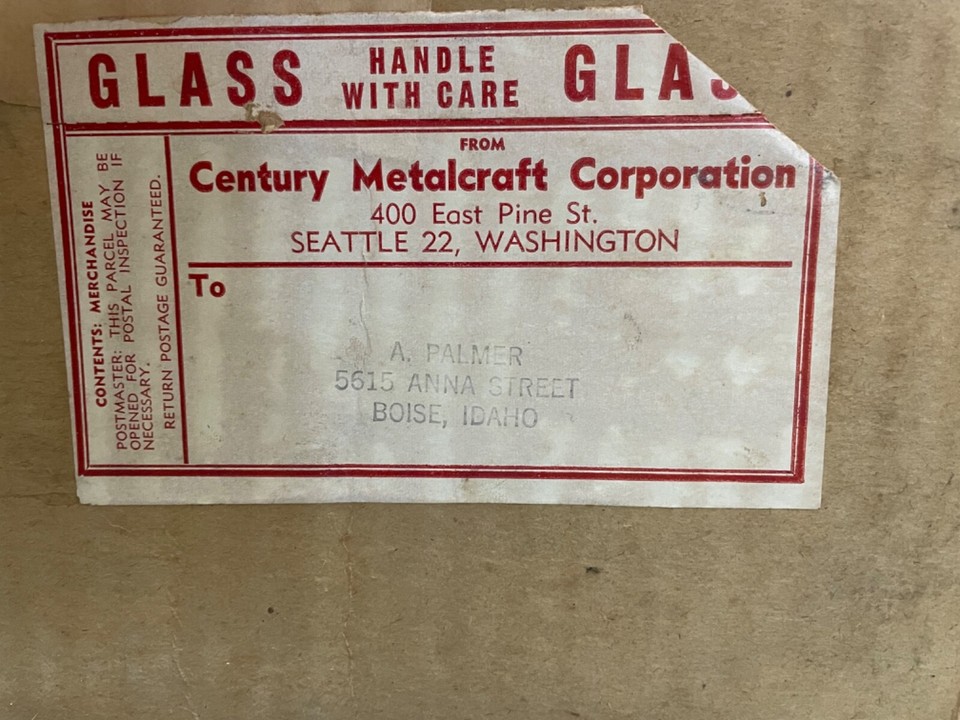 Vintage Guardian Service Aluminum Set Of 3 Triangle Heart Shape with ...