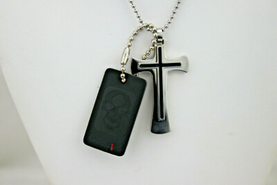 NEW! David Sigal Stainless Steel Cross Necklace | eBay