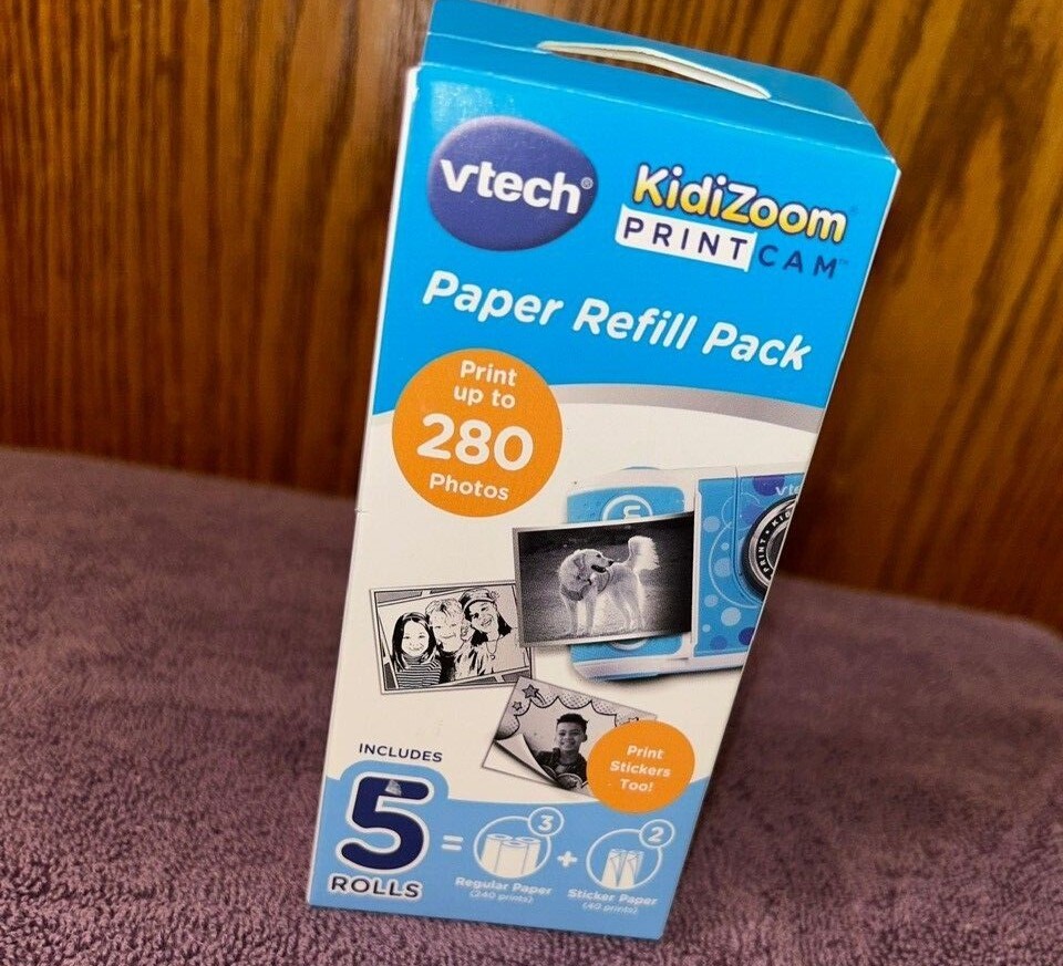 Vtech KidiZoom Printcam Paper Refill Pack 5 Rolls LOT OF 3 NEW | eBay