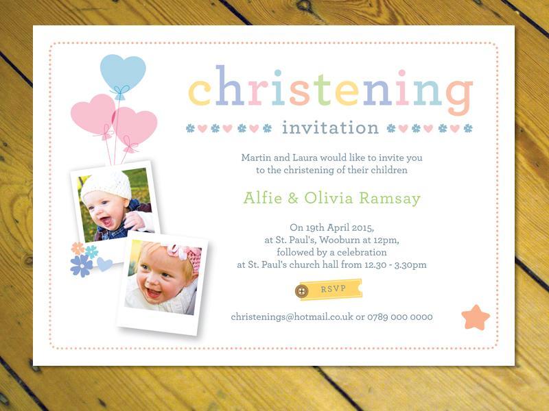 Girls Christening Invitation Wording Free Printable, Customizable