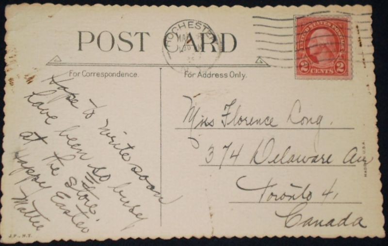VINTAGE Floral Bouquet Easter Scalloped Edge Postcard | eBay