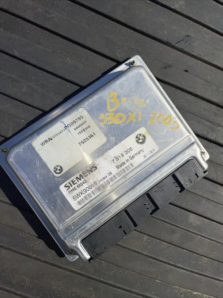 01-02 BMW Z3 E36 2.5L ECU ECM Engine Motor Control Unit Module 7519308 ...