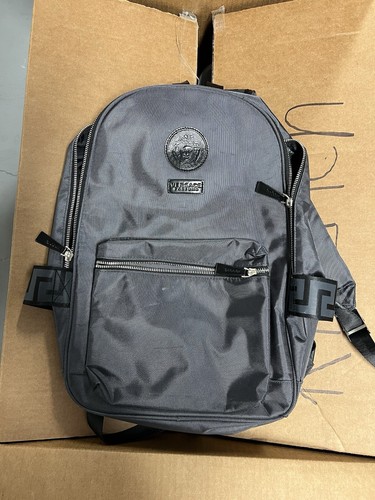Versace Backpack Authentic Dark Gray 2019 Gift Item | eBay