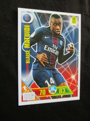 MATUIDI PSG PARIS SG Trading cards carte panini FOOT 2017-2018 ...