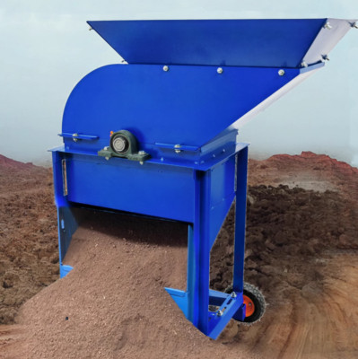 10&20mm Mesh Soil Crusher Organic Fertilizer Crusher Breaker Pulverizer ...