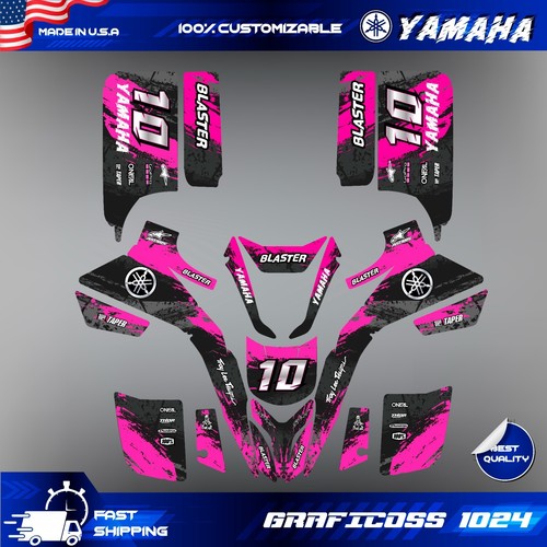 Yamaha Blaster Yfs 200 Yfs200 Decals Graphics Stickers Full Kit Atv ...