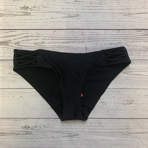 Womens Exhilaration Black cheeky Swim Bottoms Size small | eBay