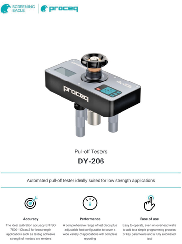 Proceq DY-206 | Automated pull-off tester | Automated tester | SWISS ...