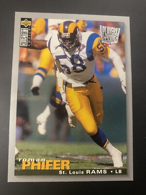 1995 Collector's Choice Player's Club Rams Football Card #273 Roman ...