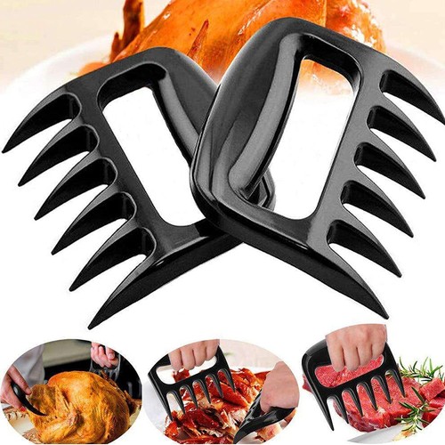 2pcs Bear Claw Meat BBQ Shredder Pulled Pork Chicken Turkey Fork Pull Handler | eBay Australia