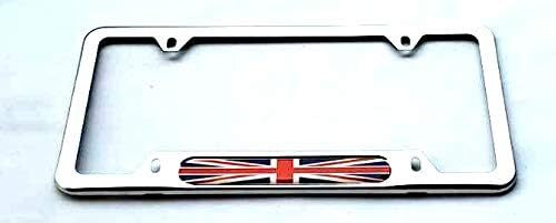 Union Jack British UK lag Sport License Plate Cover Frame Holder ...