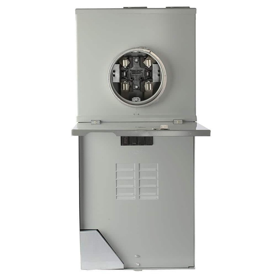 Main Breaker Meter Socket Load Center 200 Amp 8-Space 16-Circuit ...