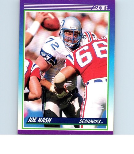 Joe Nash 172 Seahawks 1990 Score NFL Football Trading Card | eBay