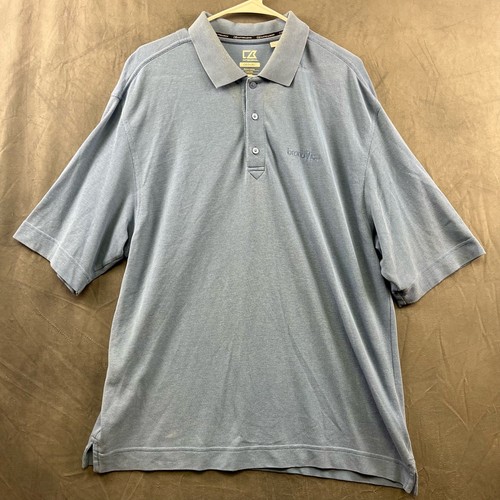 Cutter & Buck CB DryTec Golf Polo Shirt Men's XL Waffle Knit Moisture Wick Prep | eBay