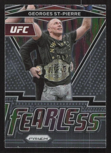 2022 Panini Prizm UFC Georges St-Pierre Fearless #24 Card | eBay