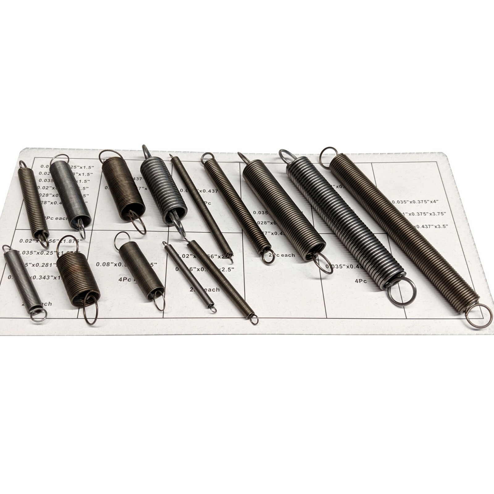 Spring assortment set. 54pc Extension Tension Expansion Compressed ...