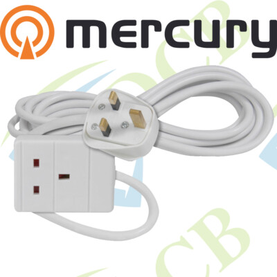 Mercury 1 Gang Extension Lead - 13A 5.0m Power Extender Lead | eBay UK