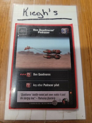 Young Jedi - Ben Quadinaros' Podracer #110 | eBay