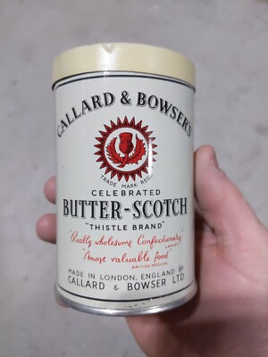 CALLARD & BOWSER'S DESSERT Butter Scotch Tin London Candy Desert ...
