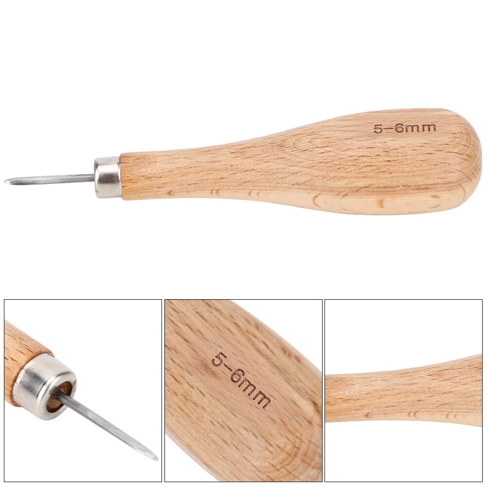 Rhombus Awl Steel Cone Punching Leather Tool Point Awl Spare Parts (5 ...