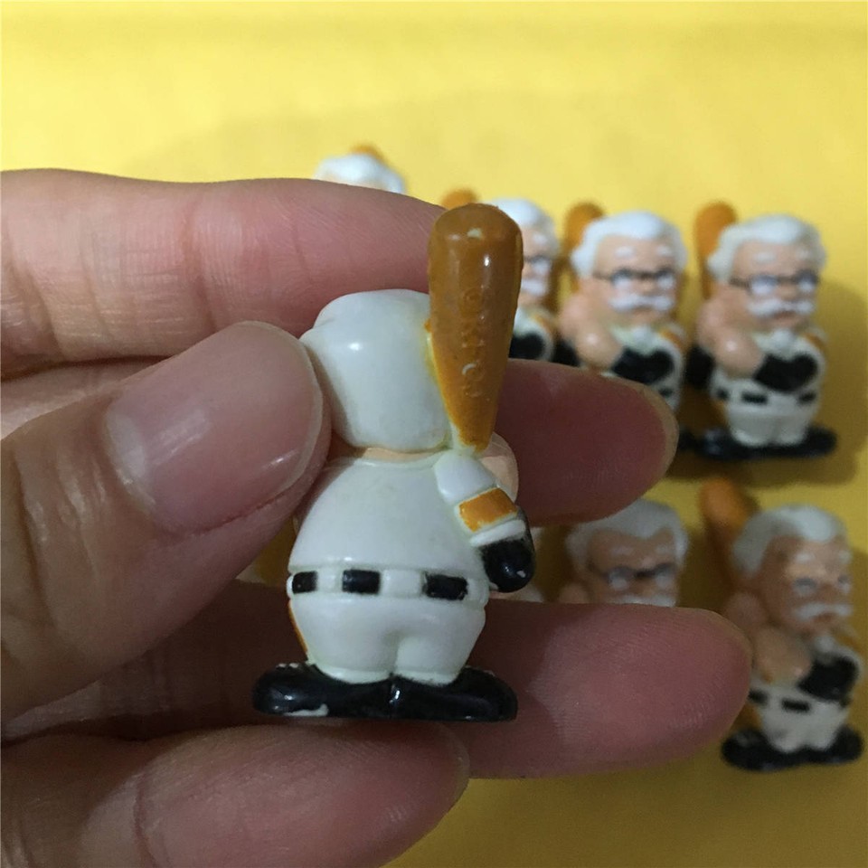 20 Piece KFC Colonel Sanders Fast Food Restaurant Figure Toy | eBay