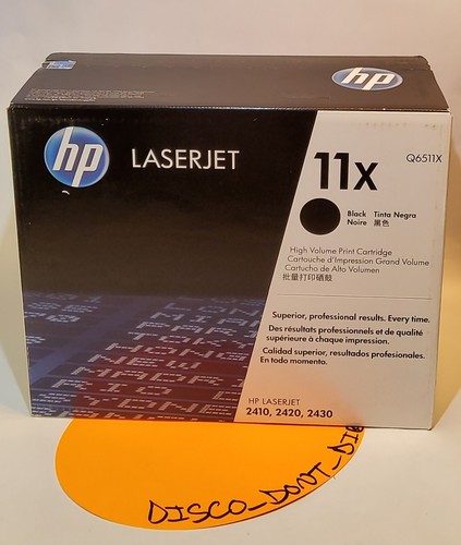 NEW - Genuine - HP 11X Q6511X Black Toner LaserJet Print Cartridge | eBay