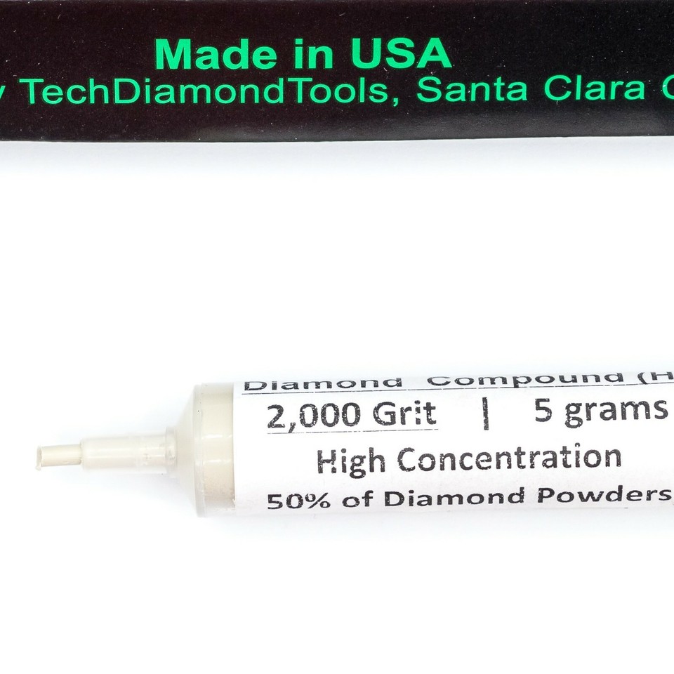 Diamond Paste Compound Polishing Lapidary; 10 Grams 50,000 Grit to 400 ...