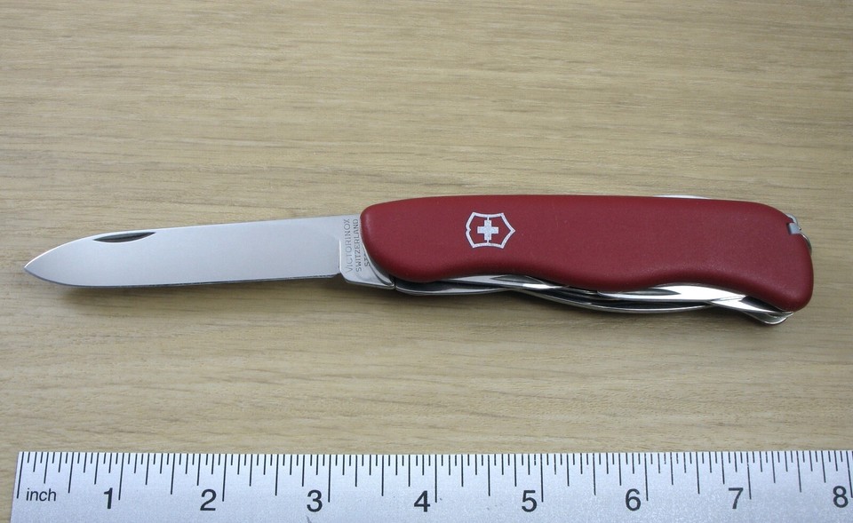 Victorinox Fireman Liner Lock Swiss Army Knife, 111mm, Red, Retired ...