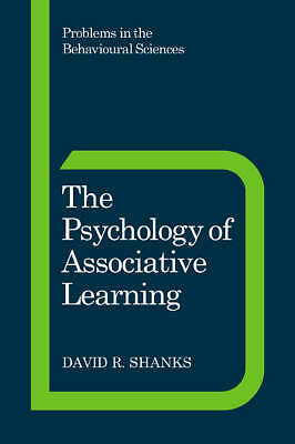 David R. Shanks The Psychology of Associative Learning (Paperback ...