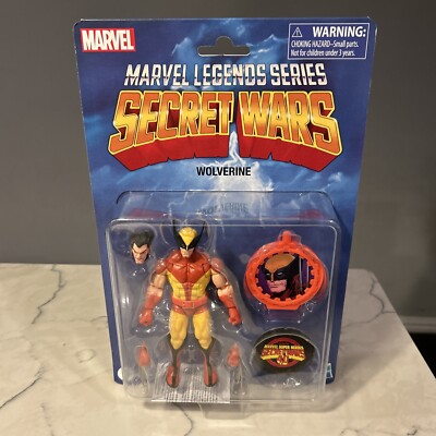 Hasbro Marvel Legends Series Secret Wars Wolverine 6 Inch Action Figure ...