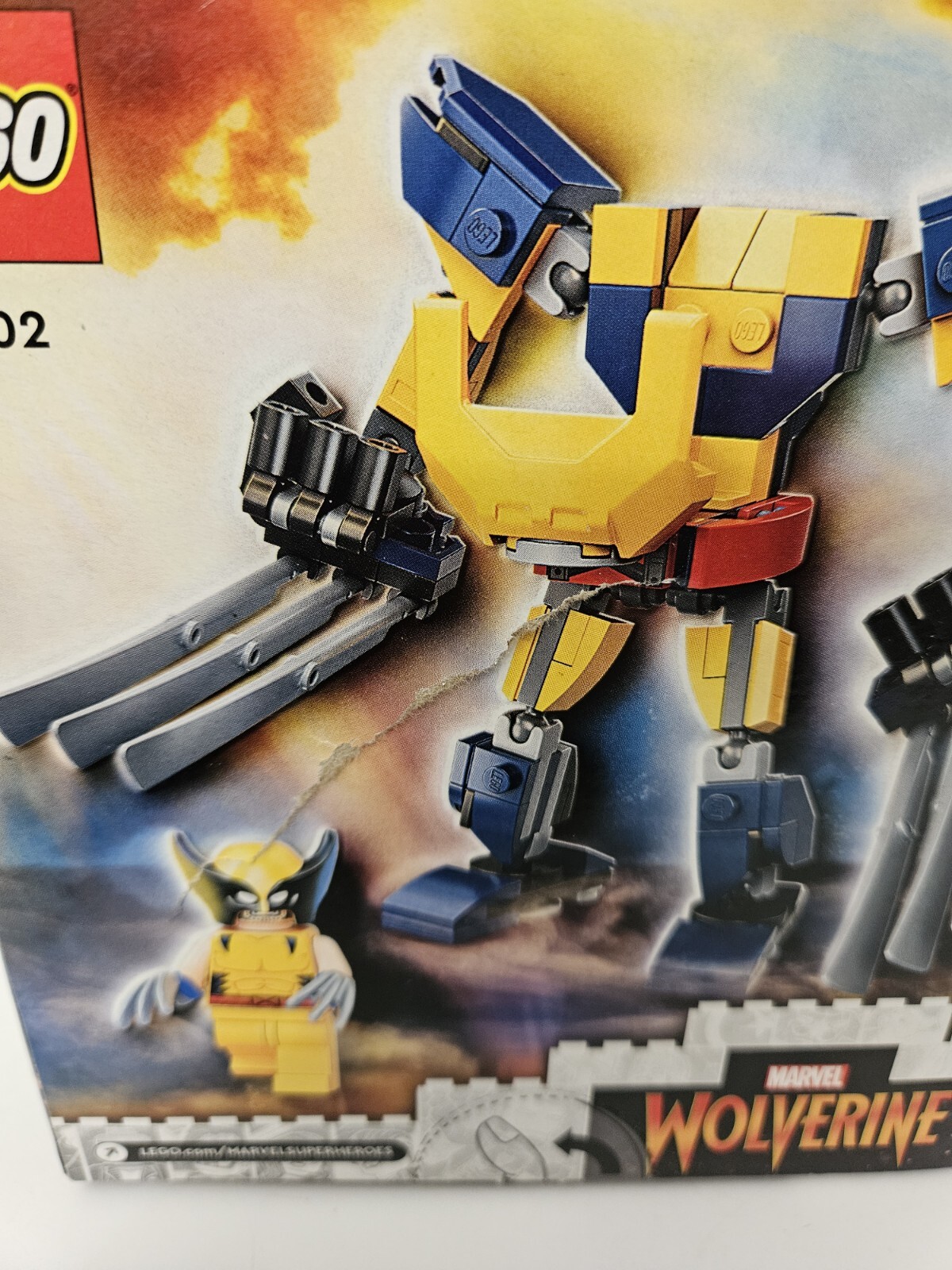 2022 Lego Marvel Wolverine Mech Armor 141 Pcs NEW | eBay