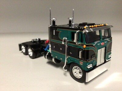 DCP 1/64 BLACK & GREEN 110" PETERBILT 352 LONG FRAME W/TEXAS BUMPER 1 ...