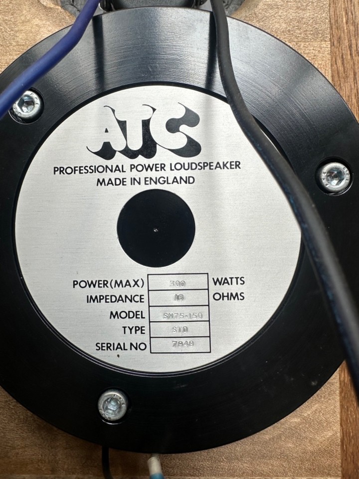 ATC SM75-150 75mm Soft Dome Midrange Drivers. Very Low Hours | eBay