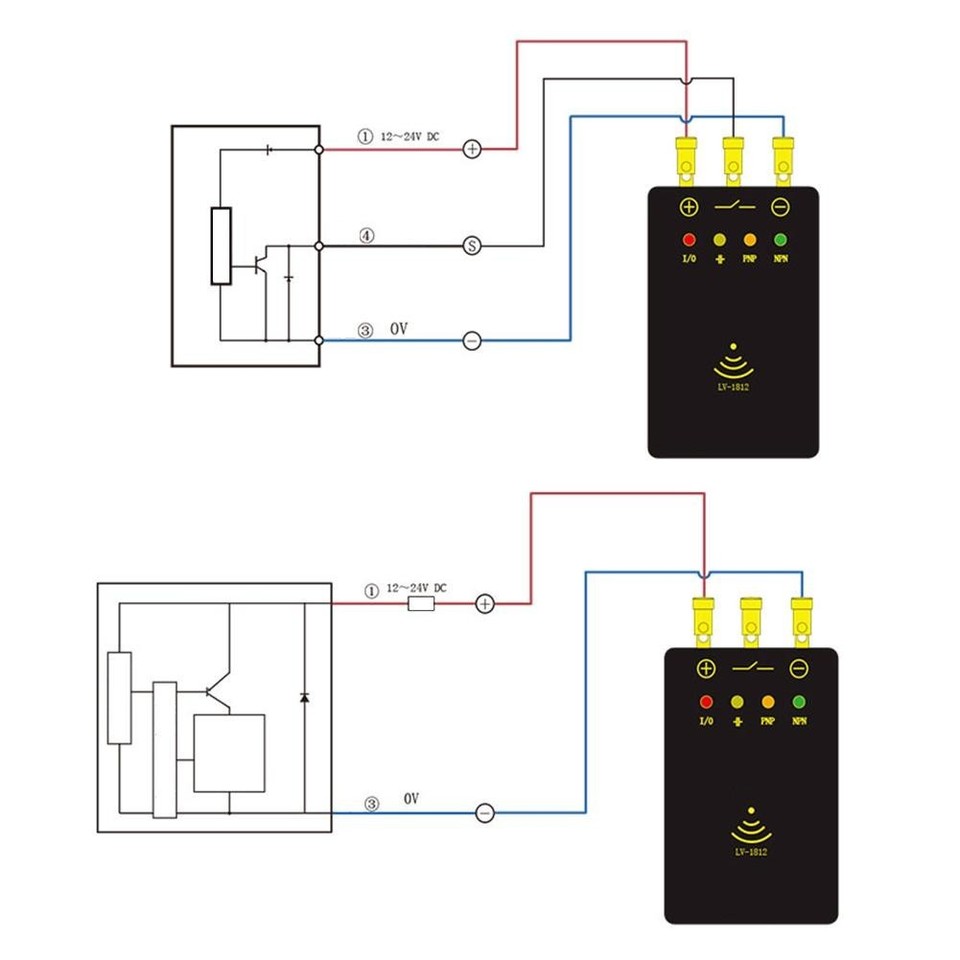 LV1812 Handheld Sensor Test Box for Photoelectric Proximity Magnetic ...